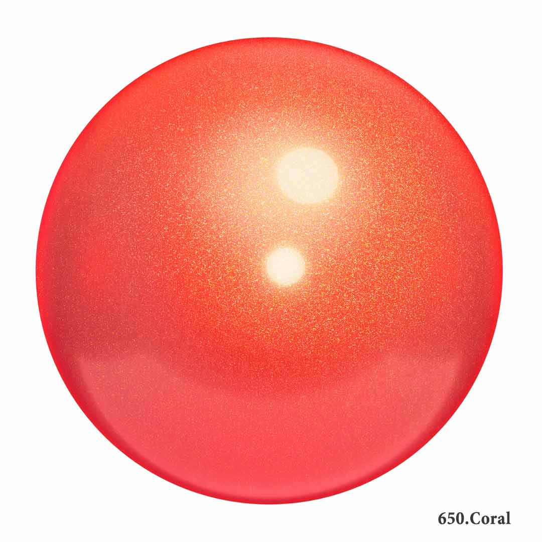 Rhythmic Gymnastics Chacott 18.5 cm Shiny Ball Coral 650 Fig approved ...
