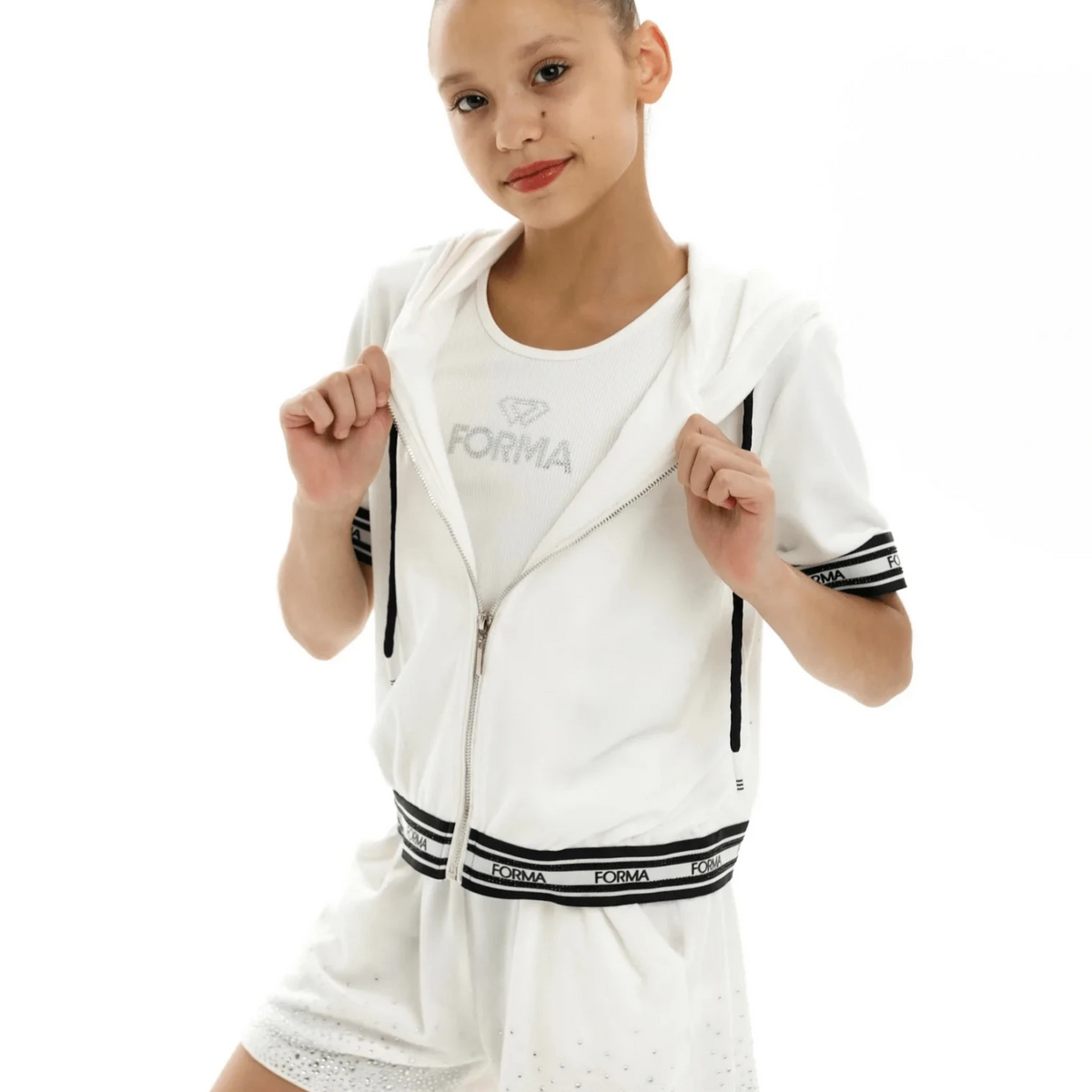 Forma White Duo Set for Girls Stylish Casual and Travel Wear OneSports UAE